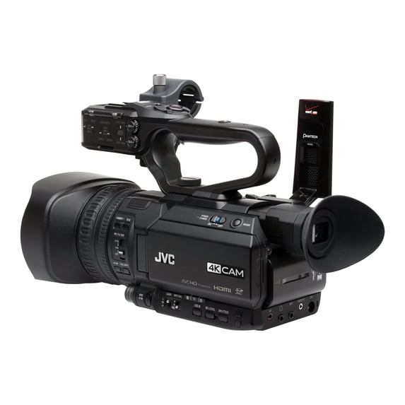 JVC 4K UHD Professional Camcorder GY-HM250U with Top Handle Audio Unit ...