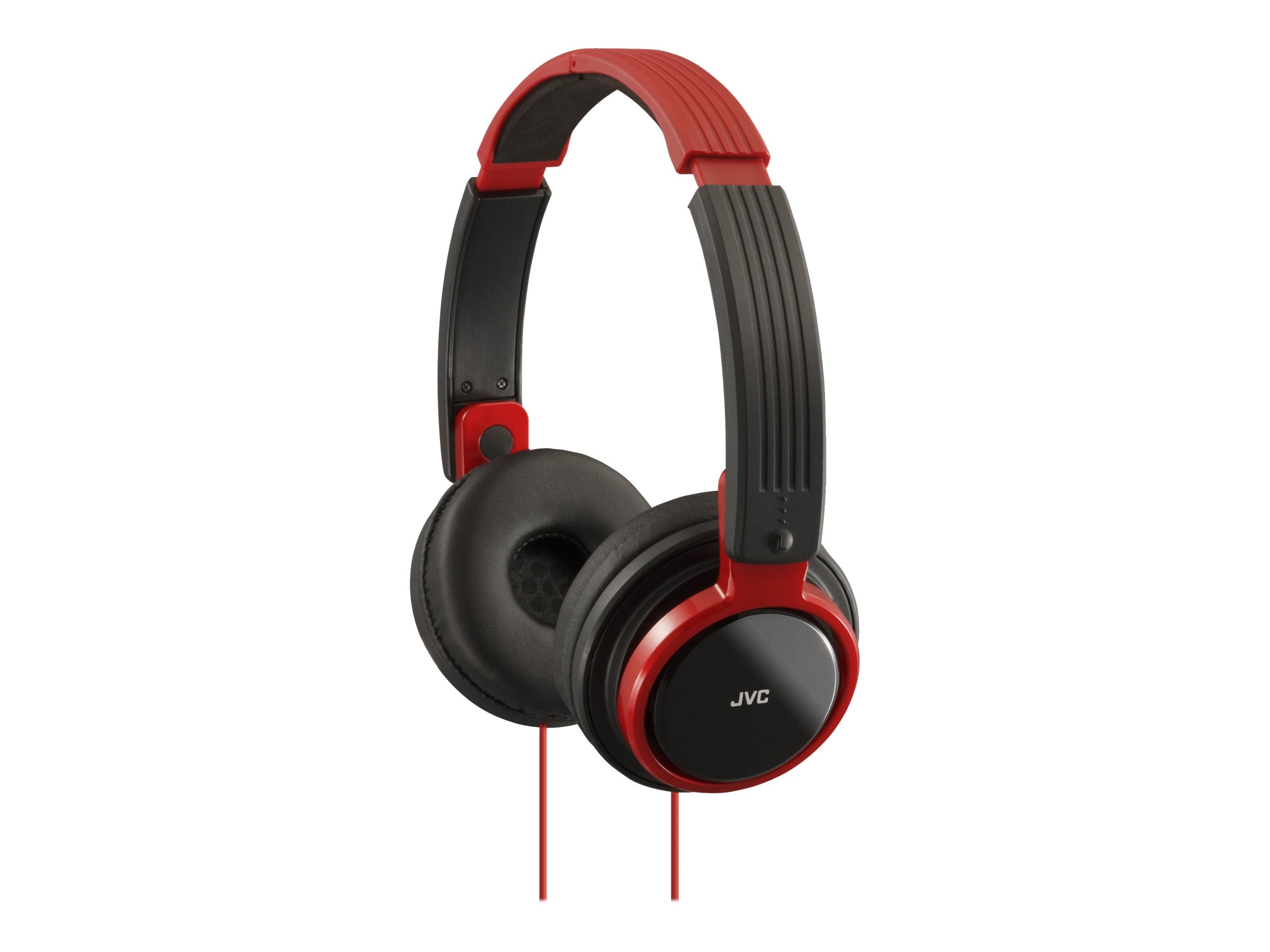 JVC HA-S200-R - Headphones - full size - wired - red - Walmart.com