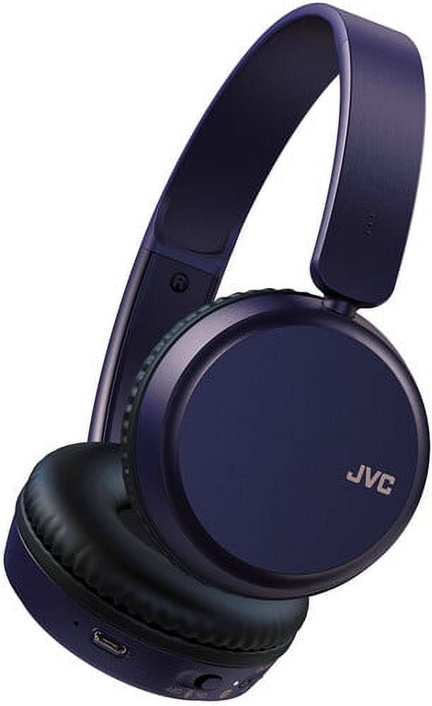 JVC HA-S36WA Bluetooth 5.2 Headphones Lightweight Over Ear (Blue ...