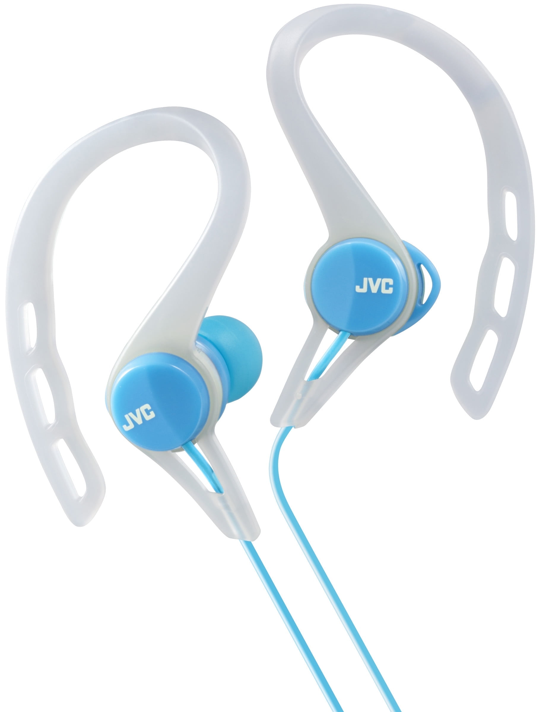 JVC HAECX20A Sports Clip Inner Ear Headphones, Blue - Walmart.com