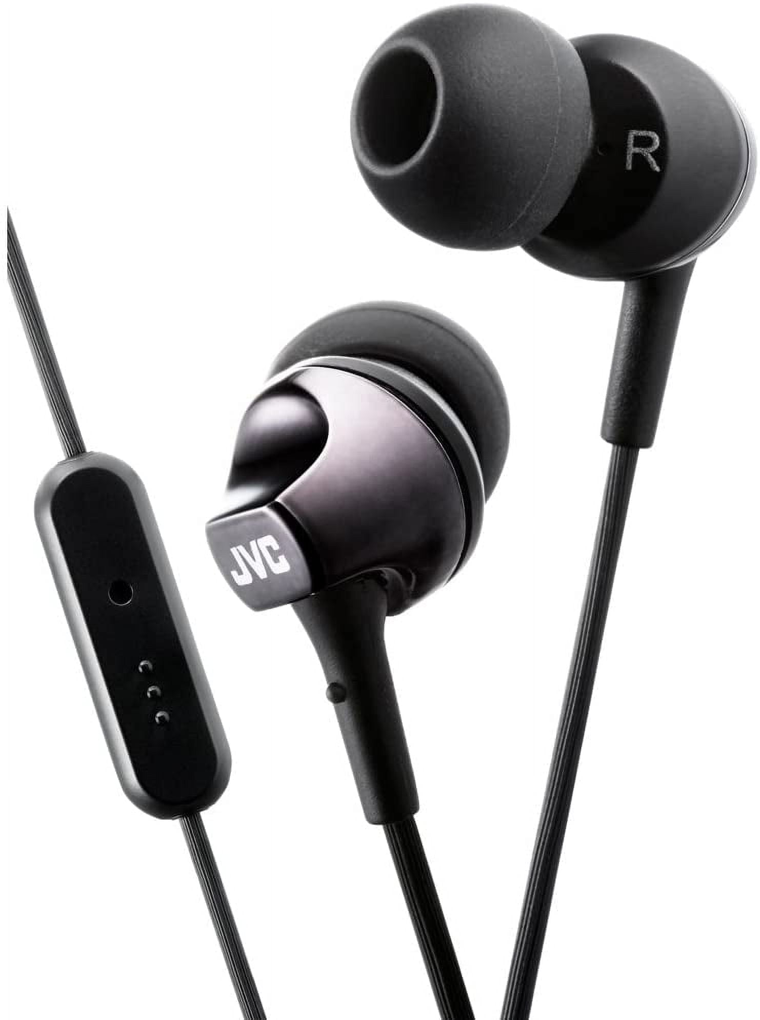 JVC HAFR325B Black Stereo Premium Sound Wired in Ear Headphones With ...