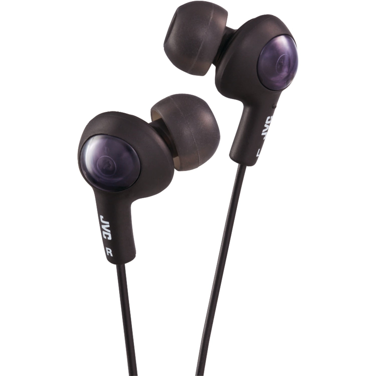 JVC Gumy Plus Wired Earphones, Inner-Ear Buds, HAFX5B (Black) - Walmart.com
