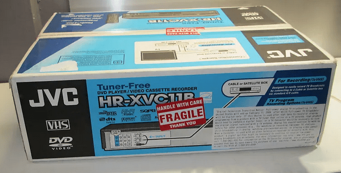 JVC HRXVC11B Progressive Scan DVD Player and VCR Combo (New) - Walmart.com