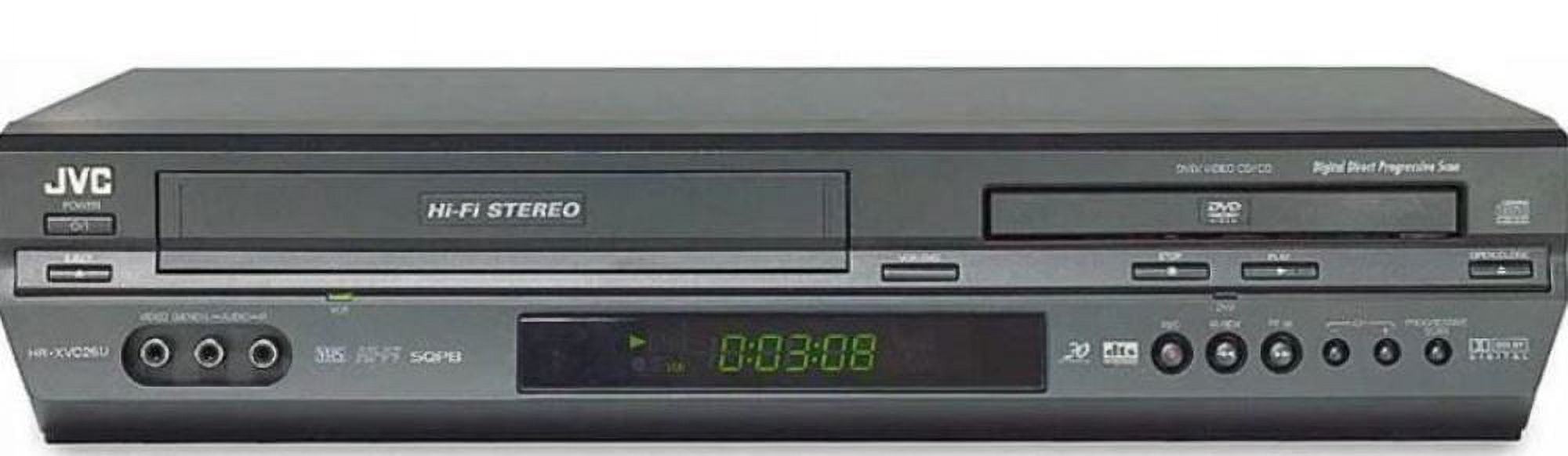 JVC Hr-XVC26U DVD VCR Combo Dvd Player Vhs Player With Hdmi Adapter ...