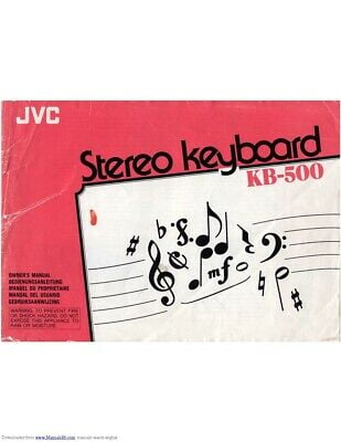 JVC KB-500 Keyboard Owners Instruction Manual REPRINT - Walmart.com