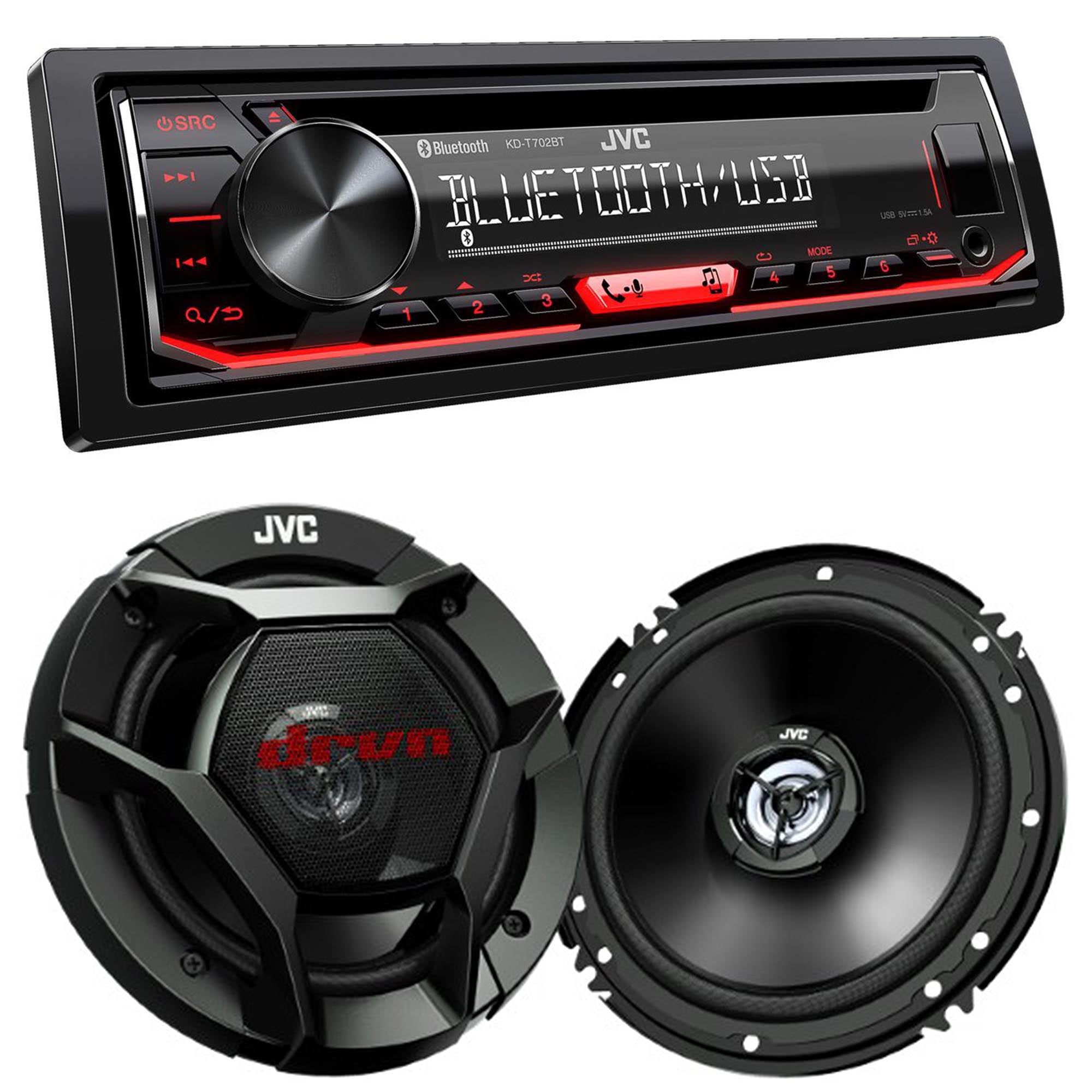 JVC KD-T720BT 1-DIN CD Receiver with Bluetooth Wireless Technology and ...