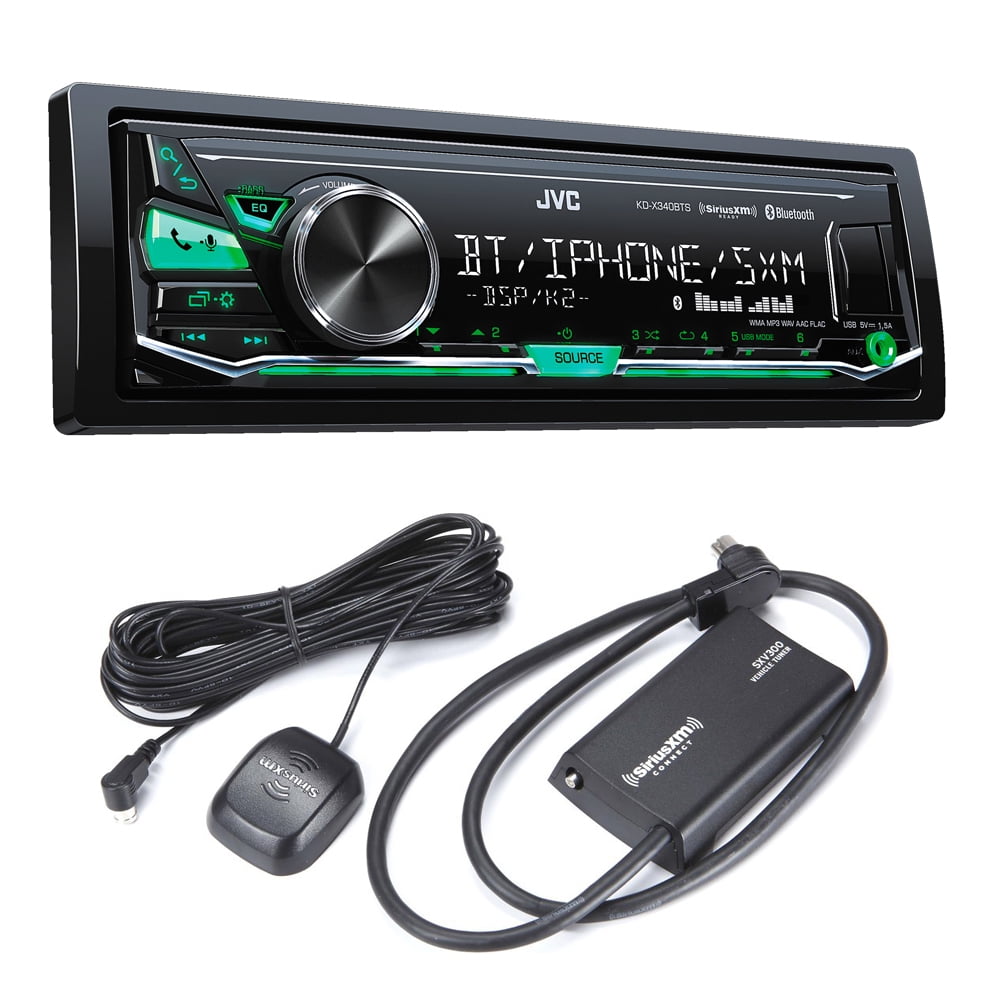 JVC KD-X340BTS Bluetooth In-Dash Digital Media Car Stereo w/ Pandora ...