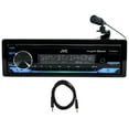JVC KD-X380BTS Single Din Car Stereo Receiver, Bluetooth Audio System, FM, Multimedia, USB/XM ...