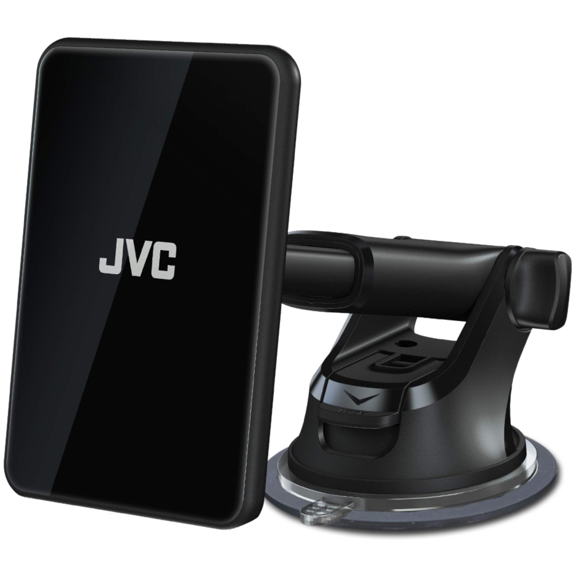 JVC KS-GC10Q Wireless Qi STF9 Charging Car Phone Mount, Windshield Air Vent car Phone Holder ...