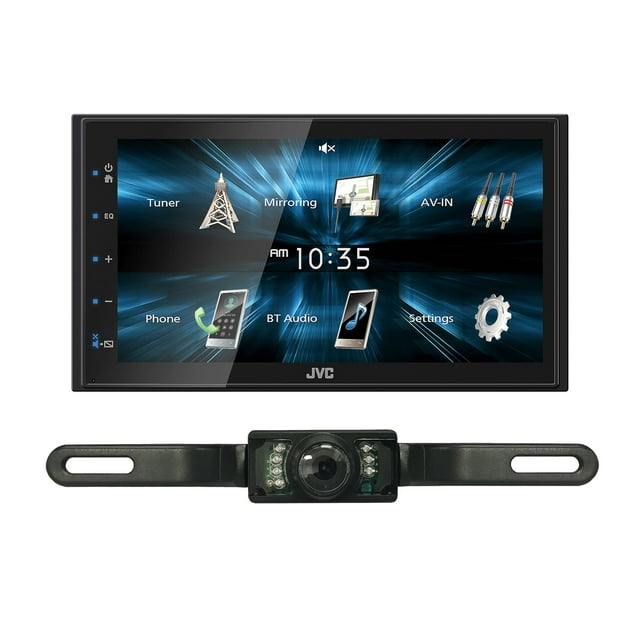 JVC KW-M150BT Digital Media Receiver Fixed 6.8" Touchscreen Monitor ...