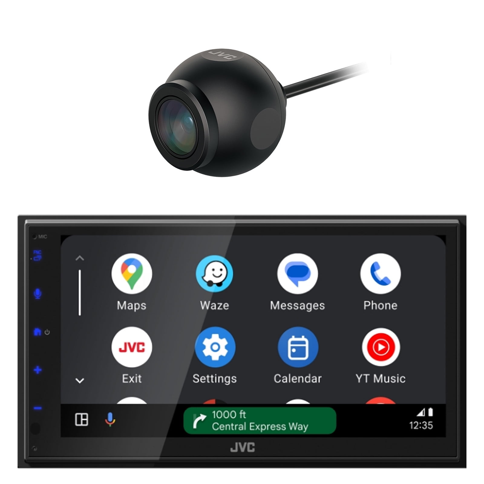 JVC KW-M690BW 6.8" Touchscreen WiFi Bluetooth USB/MP3 Stereo Multimedia ...