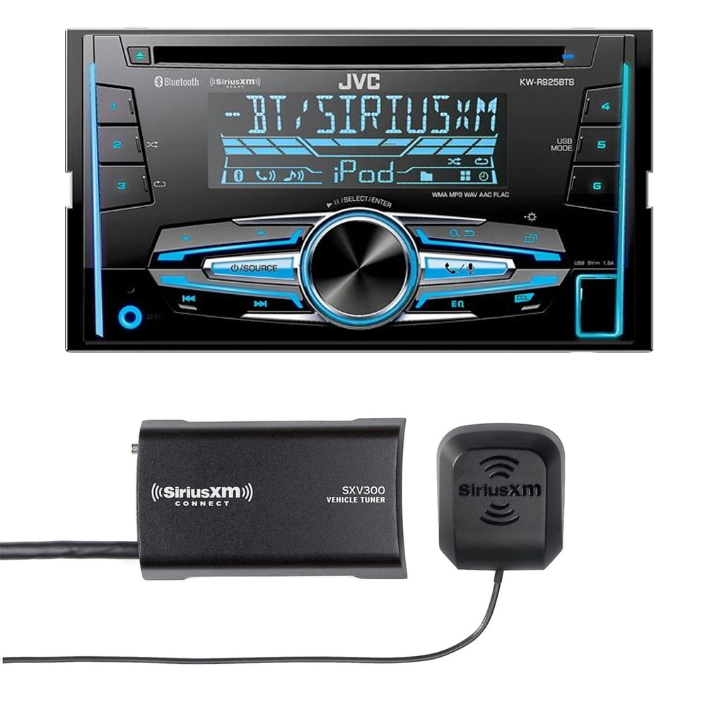 JVC KW-R920BTS Double DIN Bluetooth In-Dash Car Stereo, SiriusXM Tuner ...