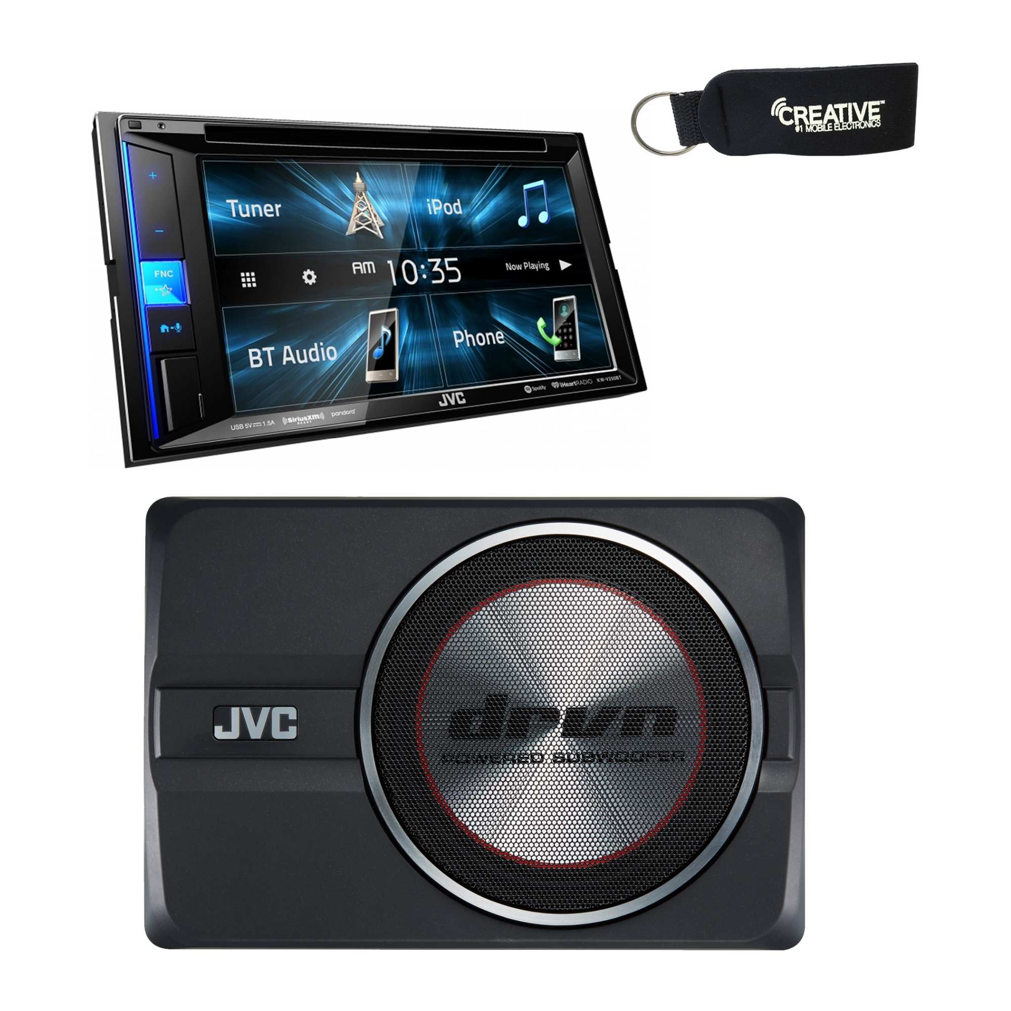 JVC KW-V250BT 6.2" Touch Monitor Multimedia Receiver with CW-DRA8 8 ...