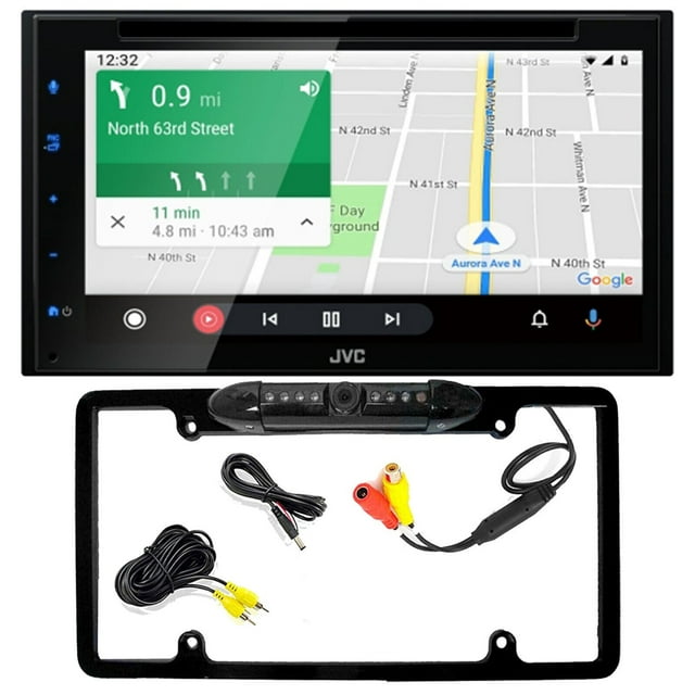 JVC KW-V660BT 6.8" Double-DIN In-Dash CD/DVD Multimedia Receiver ...