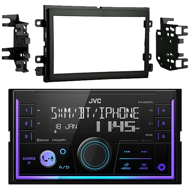 JVC KW-X850BTS Double DIN USB/AUX Bluetooth AM/FM Stereo Digital Media Receiver with Radio Dash ...