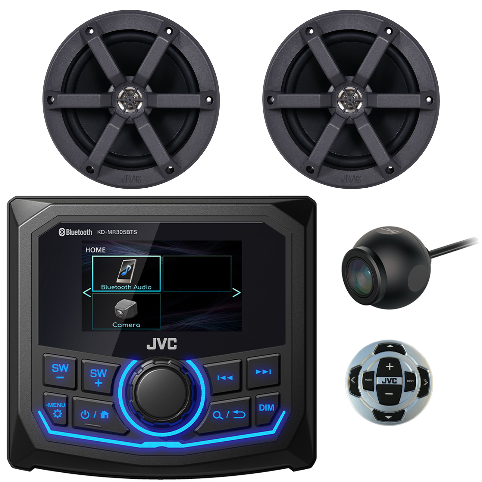 JVC Marine MotorSports 2.7" Display Digital Media Bluetooth USB AUX ...