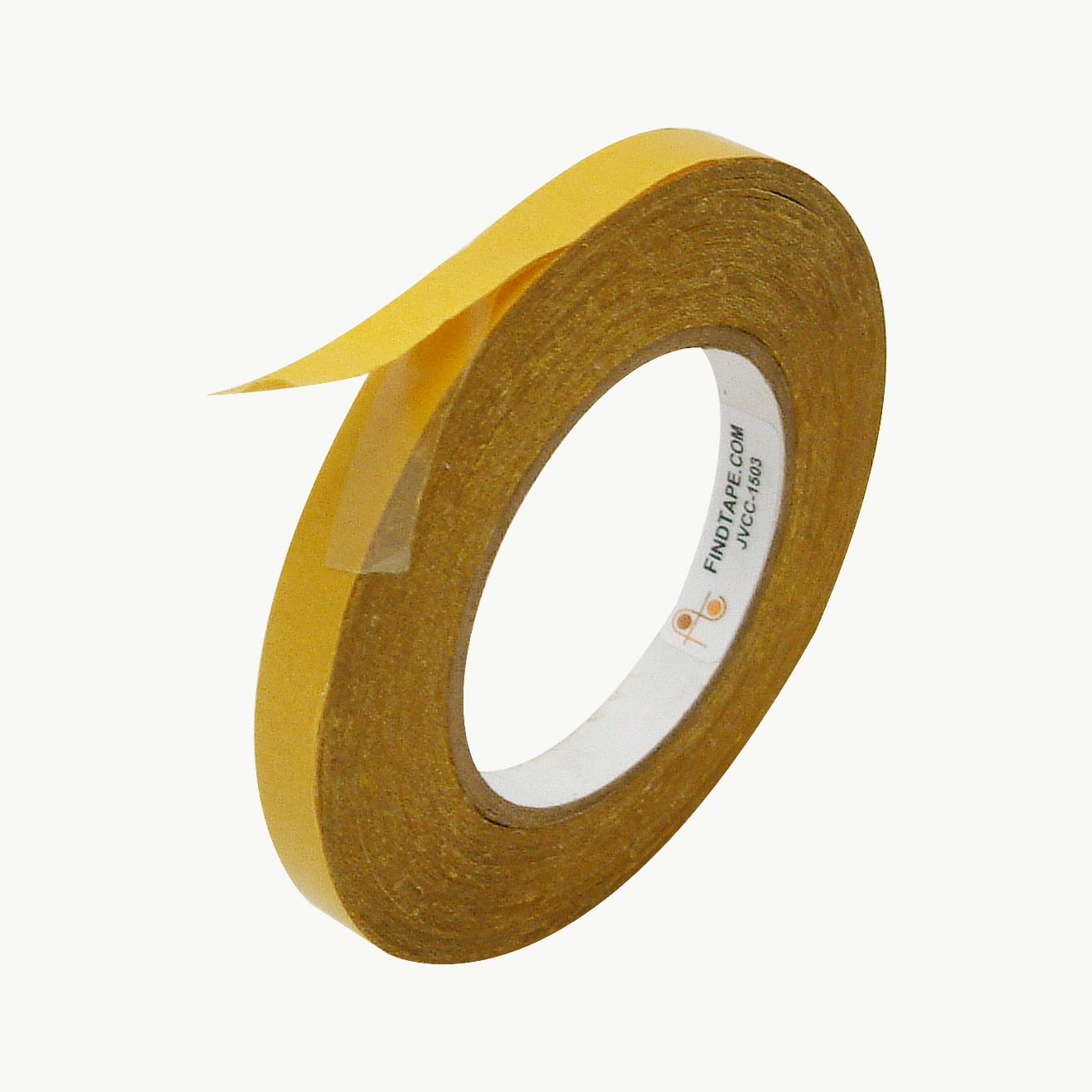 JVCC Double-Sided Film Tape [Rubber Adhesive] (DC-1503): 1/2 in. x 60 yds. (Clear) - Walmart.com