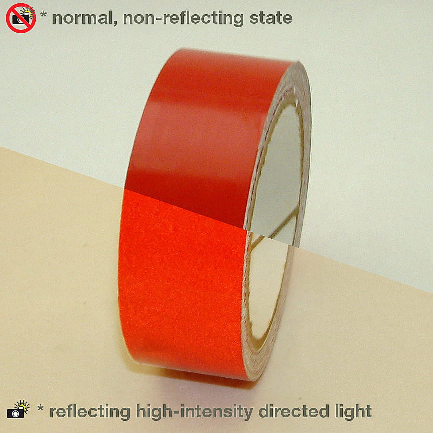 JVCC Engineering Grade Reflective Tape (REF-7): 1-1/2 in. x 30 ft. (Red ...