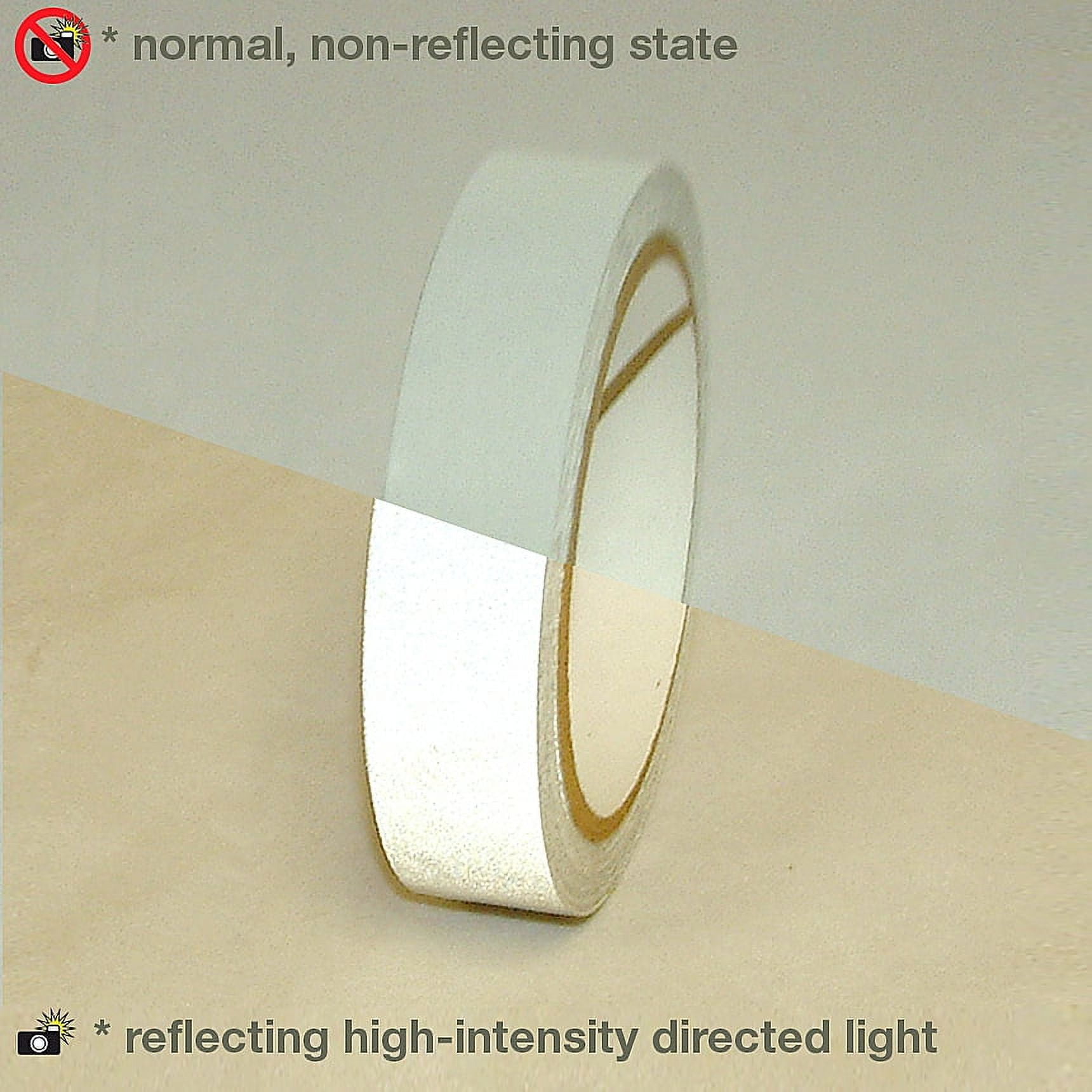 JVCC Engineering Grade Reflective Tape (REF-7): 1 in. x 30 ft. (Silver ...