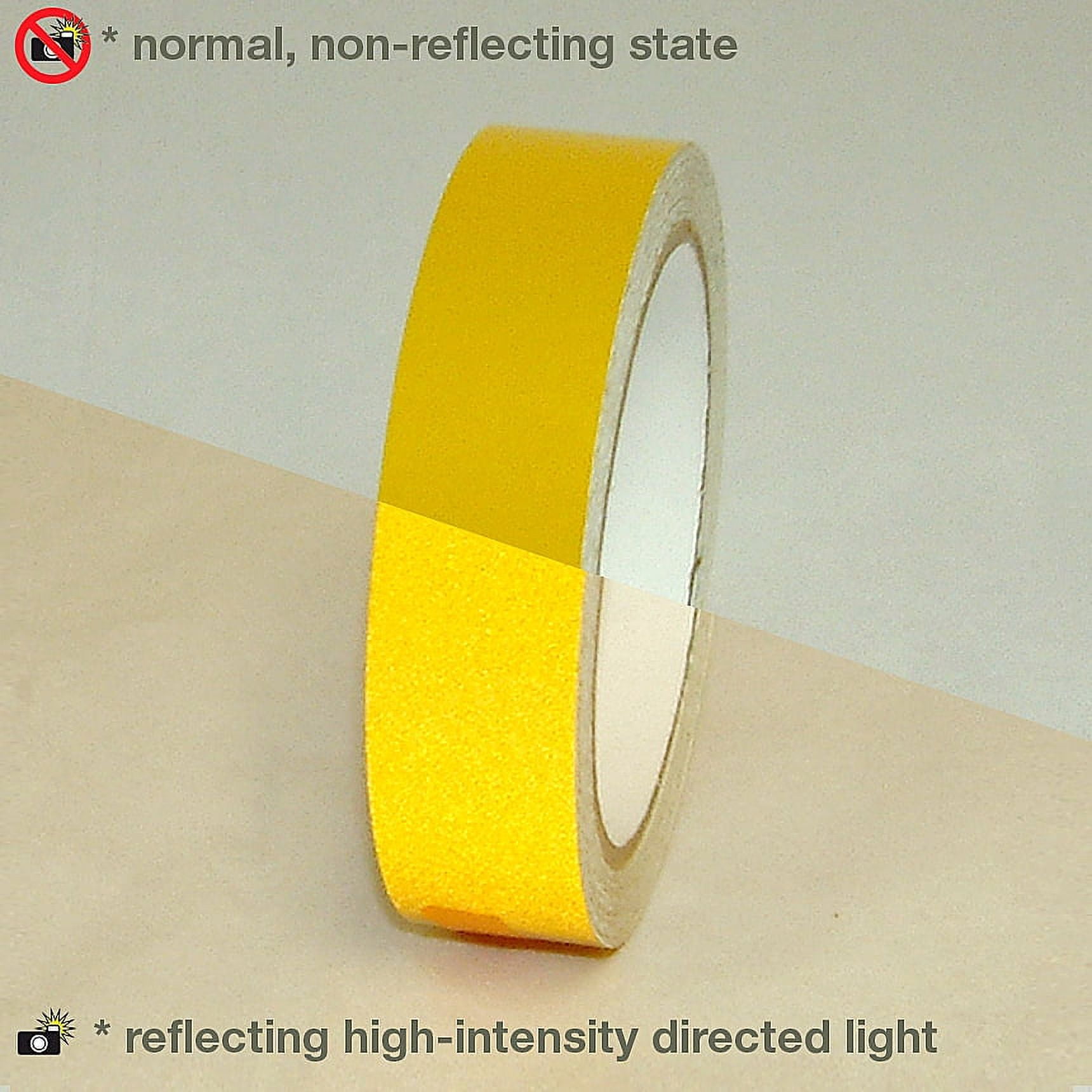 JVCC Engineering Grade Reflective Tape (REF-7): 1 in. x 30 ft. (Yellow ...
