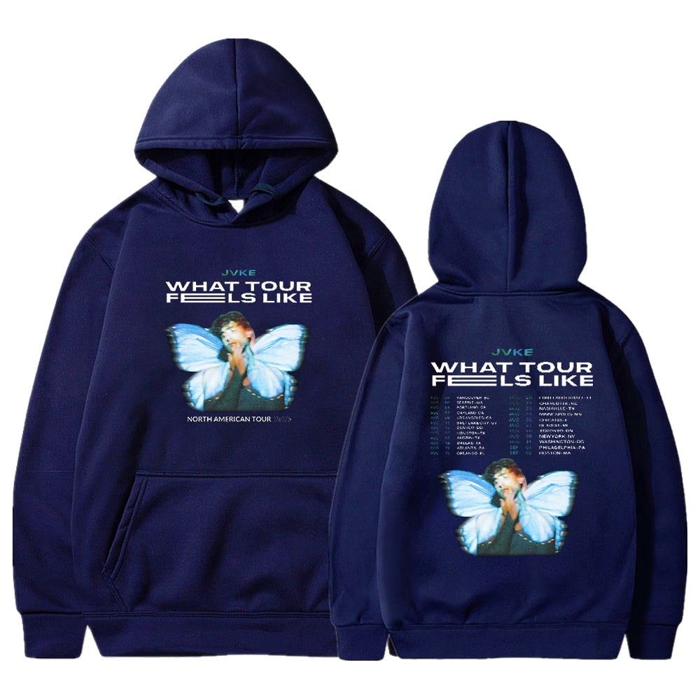 JVKE Merch Hoodie What Tour Feels Like North American Tour 2023 Hip Hop ...