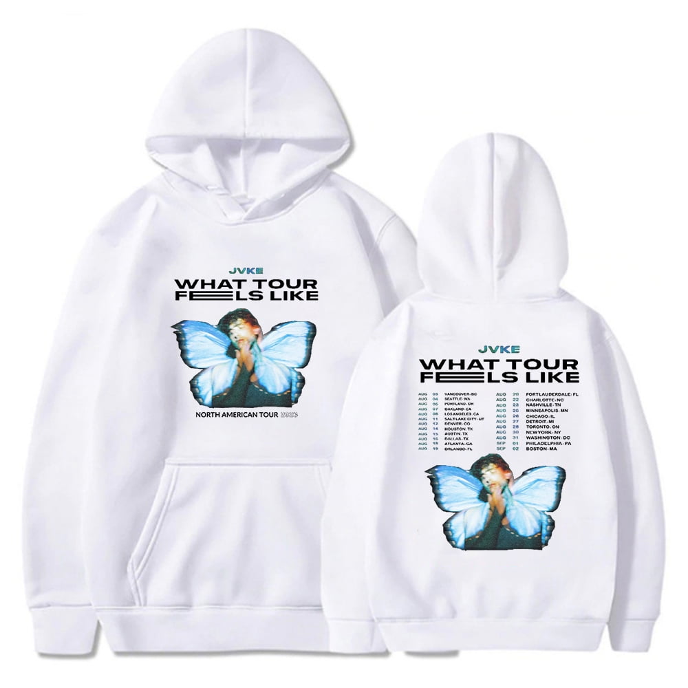 JVKE Merch Hoodie What Tour Feels Like North American Tour 2023 Hip Hop ...