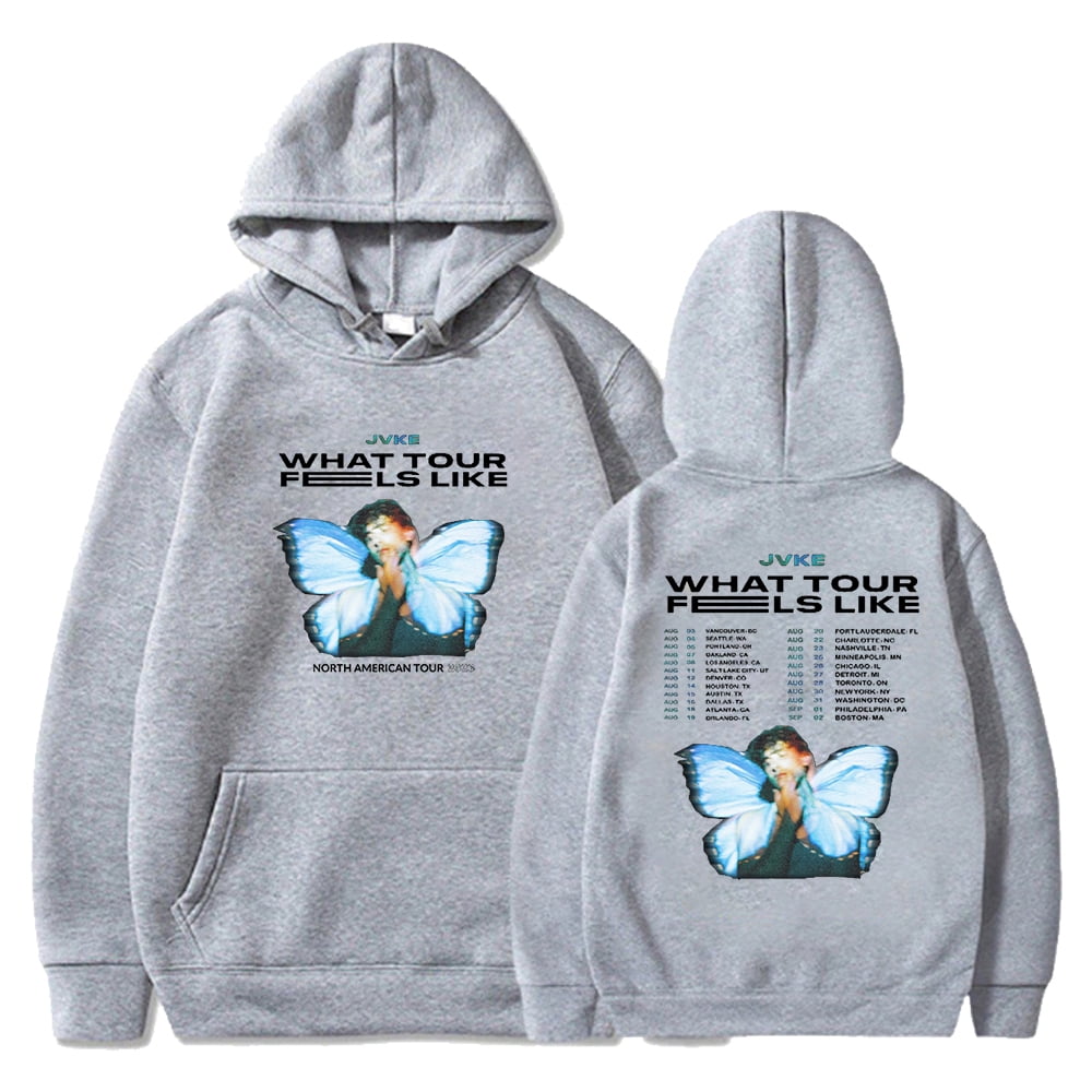 JVKE Merch Hoodie What Tour Feels Like North American Tour 2023 Hip Hop ...