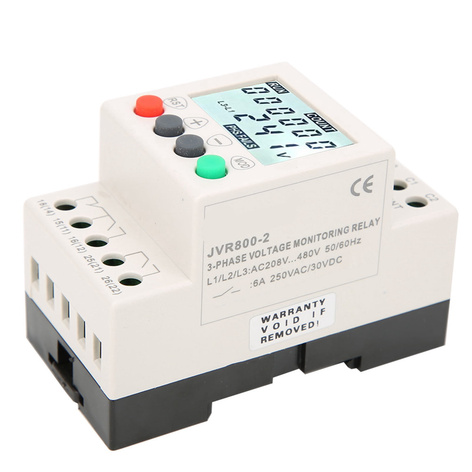 JVR800‑2 Under Over Voltage Protector 3 Phase Voltage Monitoring ...