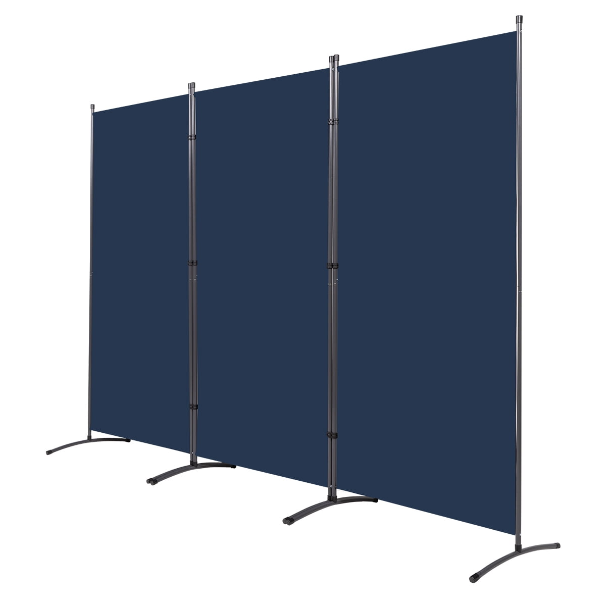 JVVMNJLK 3-Panel Room Divider, Portable Office Partition, 102" W x 19.7 ...