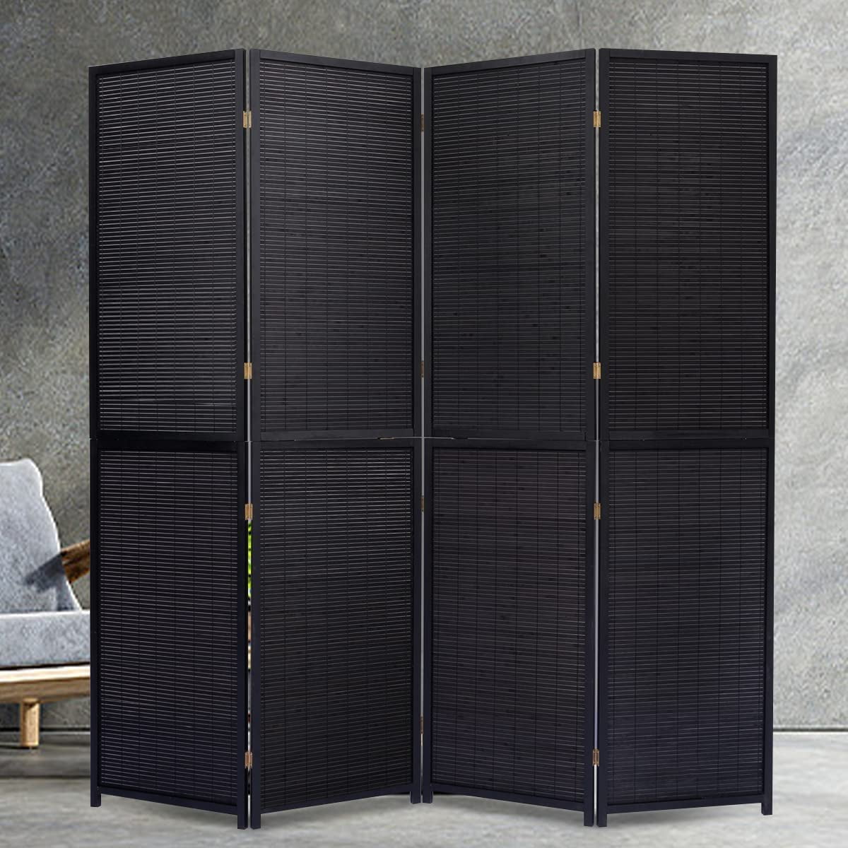 JVVMNJLK Room Divides Folding Privacy Screens, 6FT Bamboo Room Divider ...