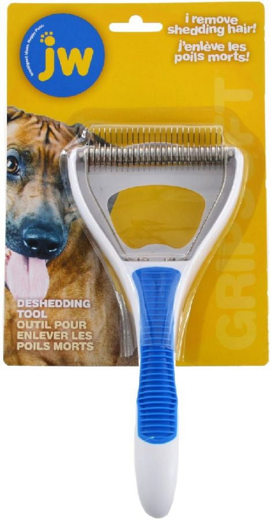 JW GripSoft Dog Deshedding Tool [Dog, Brushes & Shedding Tools] 1 count ...