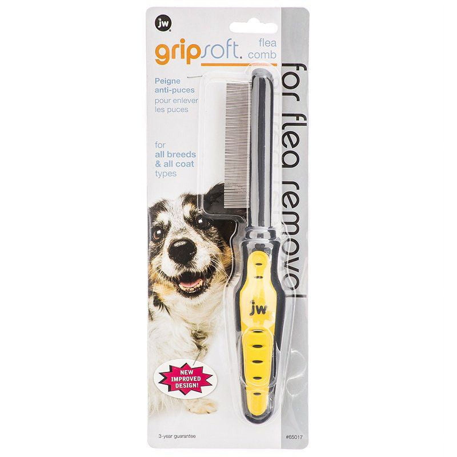 JW Gripsoft Flea Comb [Dog, Combs Flea & Tick Related] Flea Comb ...