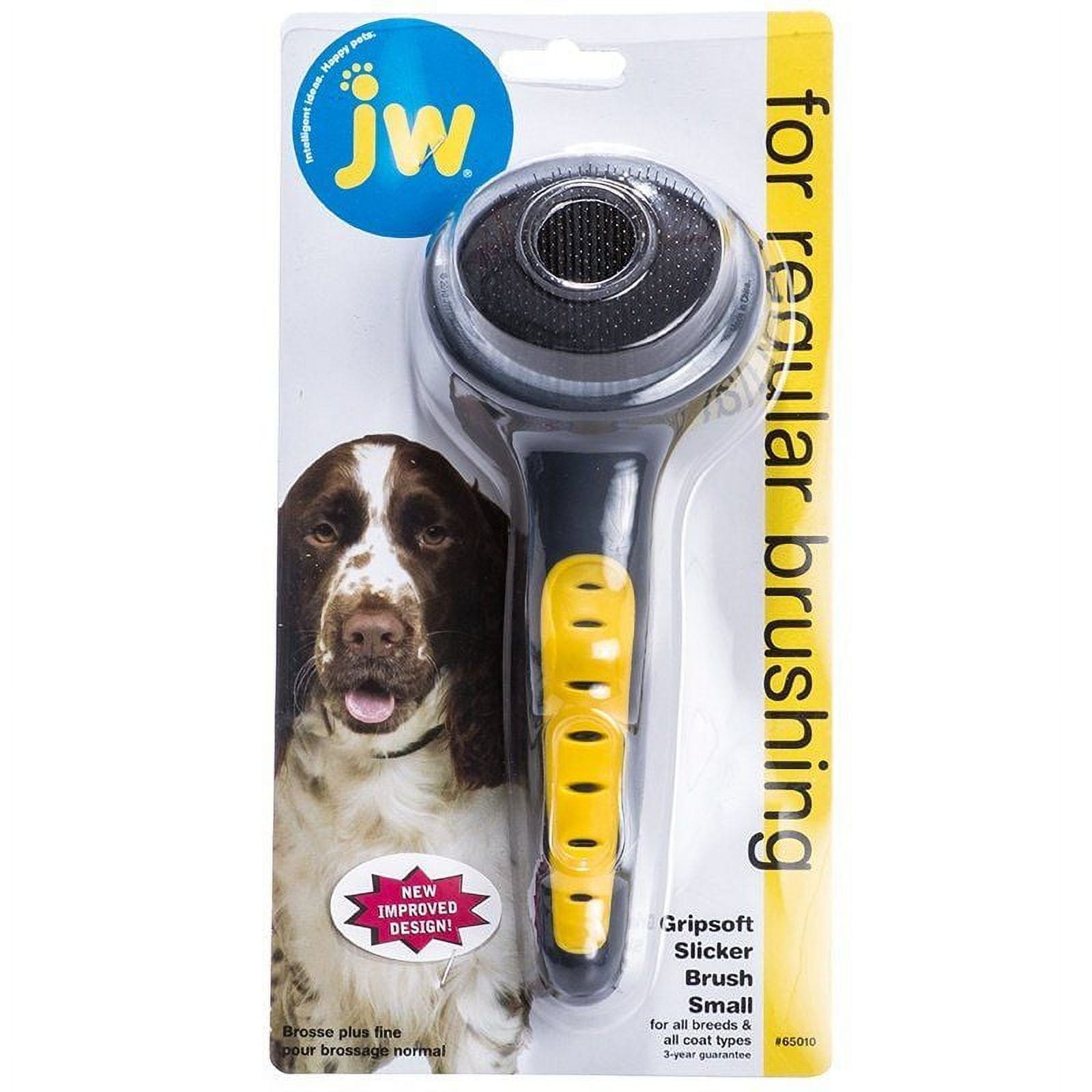 JW Gripsoft Slicker Brush [Dog, Brushes & Shedding Tools] Small Slicker ...