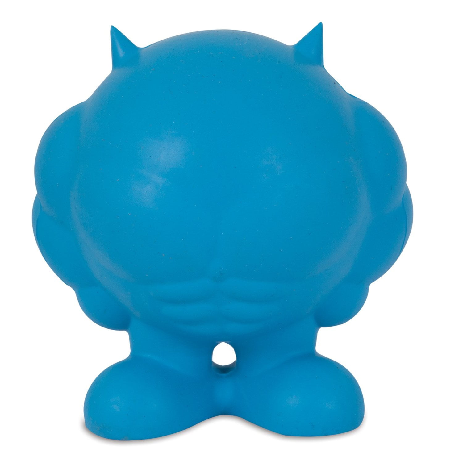 JW Pet Bad Muscles Cuz Toy Hard Rubber Squeaky Bouncy Assorted Color ...