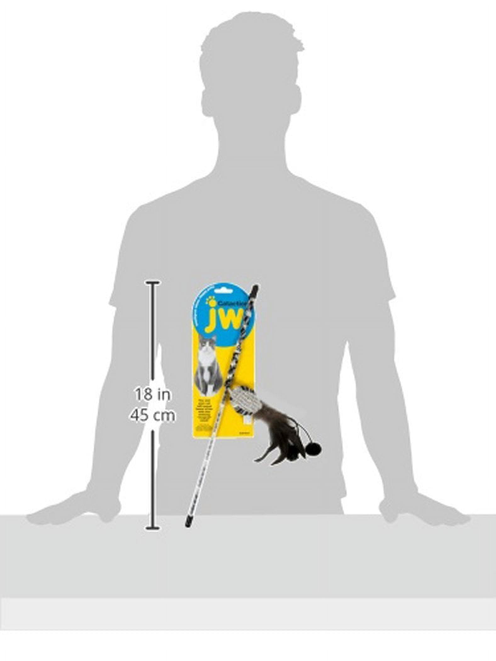 JW Pet Ball with Wand Cataction Toy - Walmart.com