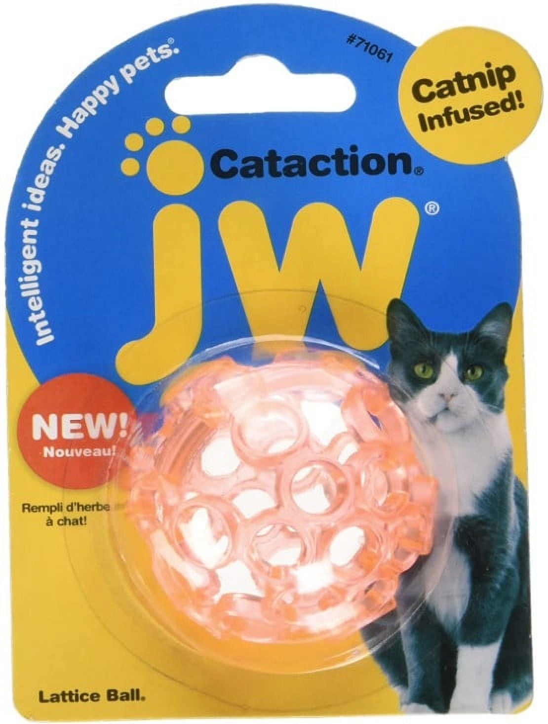 JW Pet Cataction Catnip Infused Lattice Ball Cat Toy - Walmart.com