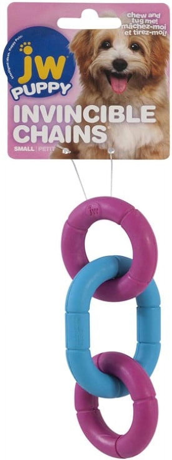 JW Pet Invincible Chains Rubber Puppy Tug Toy - Walmart.com