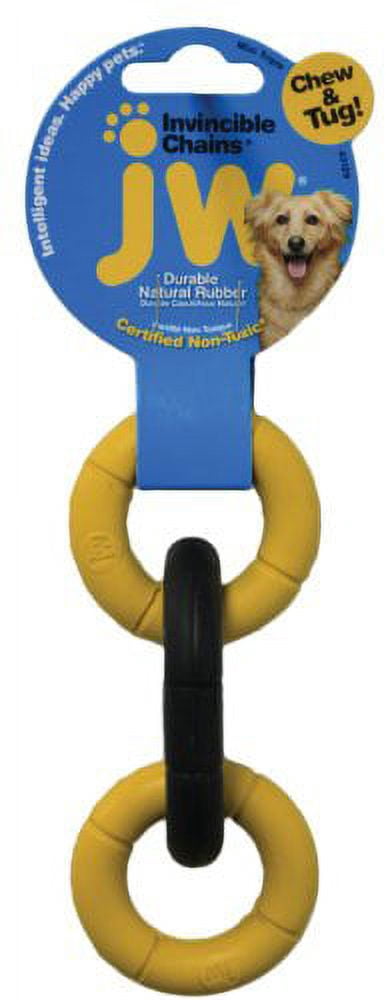 JW Pet Mini Invincible Chains Dog Toy for Aggressive Chewers, Assorted ...