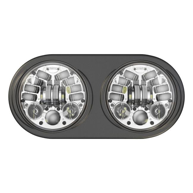 JW Speaker 7" Victory Diamond Adaptive 2 LED Chrome Bezel Headlight ...