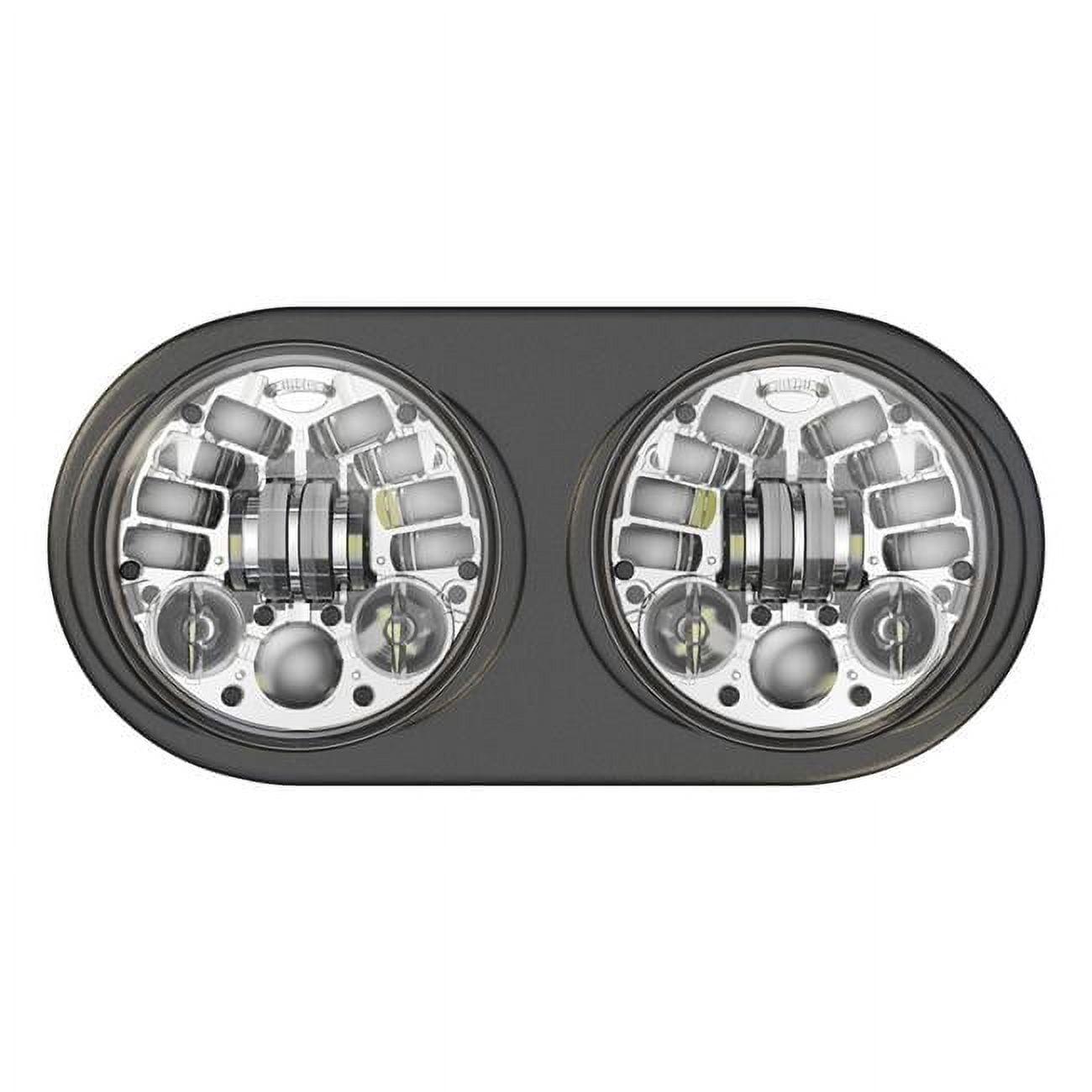 JW Speaker Motorcycle DOT Approved Headlamp - 7" Adaptive 2 LED, Chrome ...