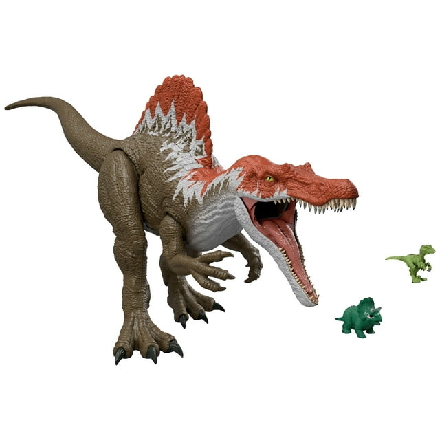 Jurassic World Super Colossal Spinosaurus Pack, 36 Inch Long Dinosaur ...