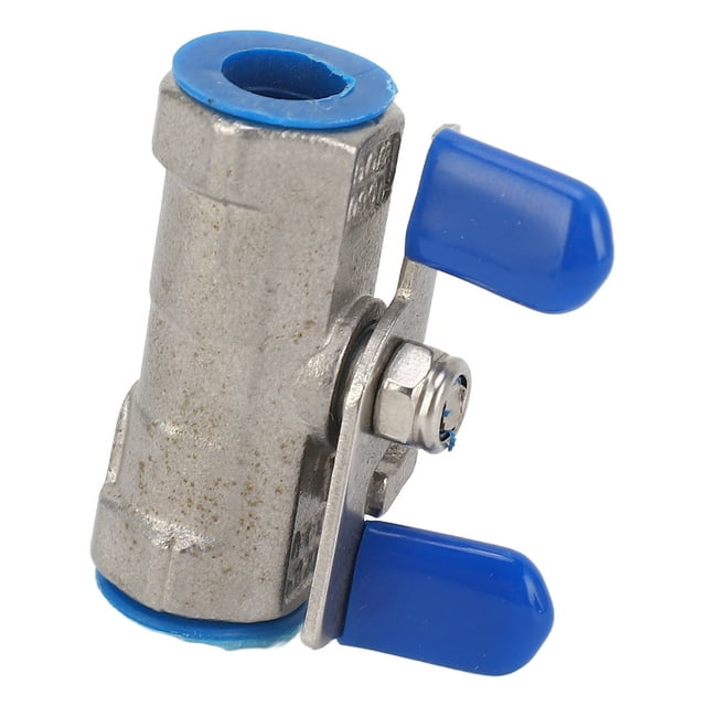 JWB-1/4 Inch Ball Valve Female Threaded 304 Stainless Steel NPT Ball Valve with Butterfly Handle ...