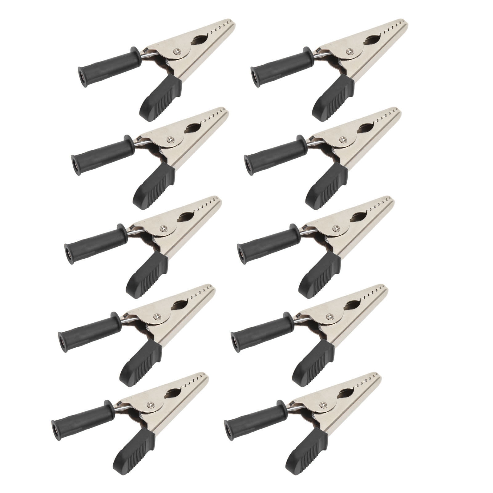 JWB-10 Pcs Crocodile Clip J.60047 20mm Opening Brass Battery Test Clamp ...