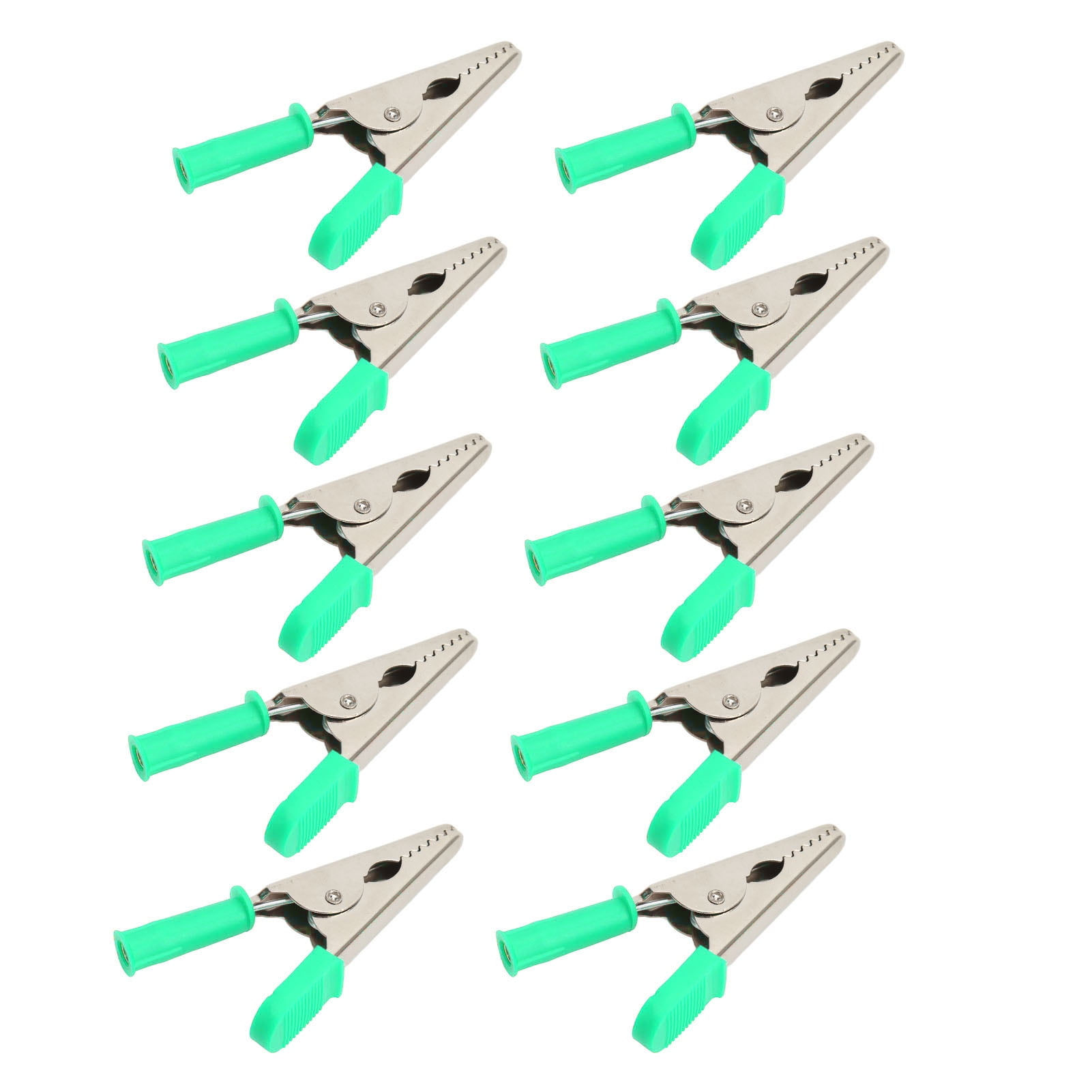 JWB-10 Pcs Crocodile Clip J.60047 20mm Opening Brass Battery Test Clamp ...