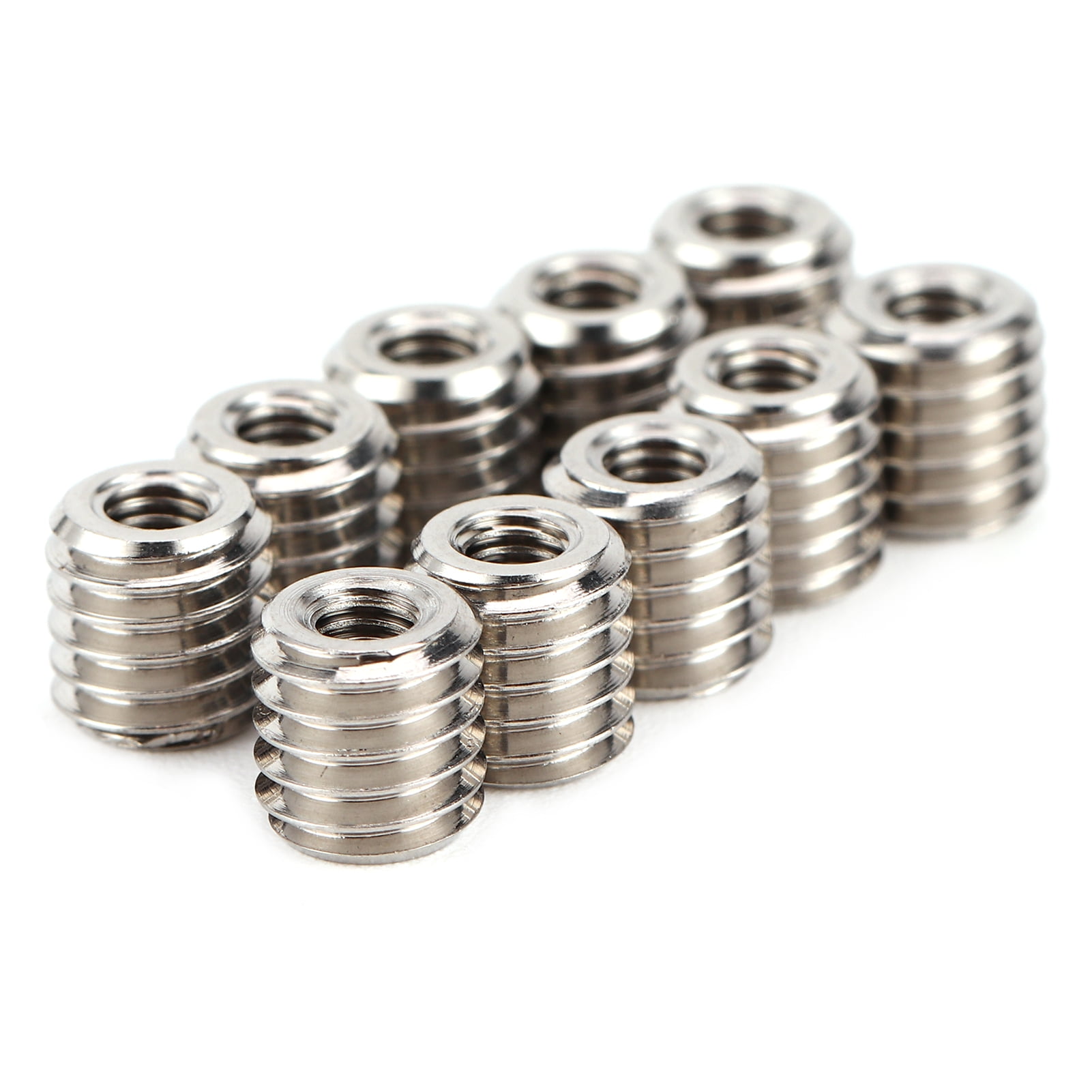 JWB-10Pcs Thread Inserts Reducing Nut Repair Tool Male Female Stainless ...