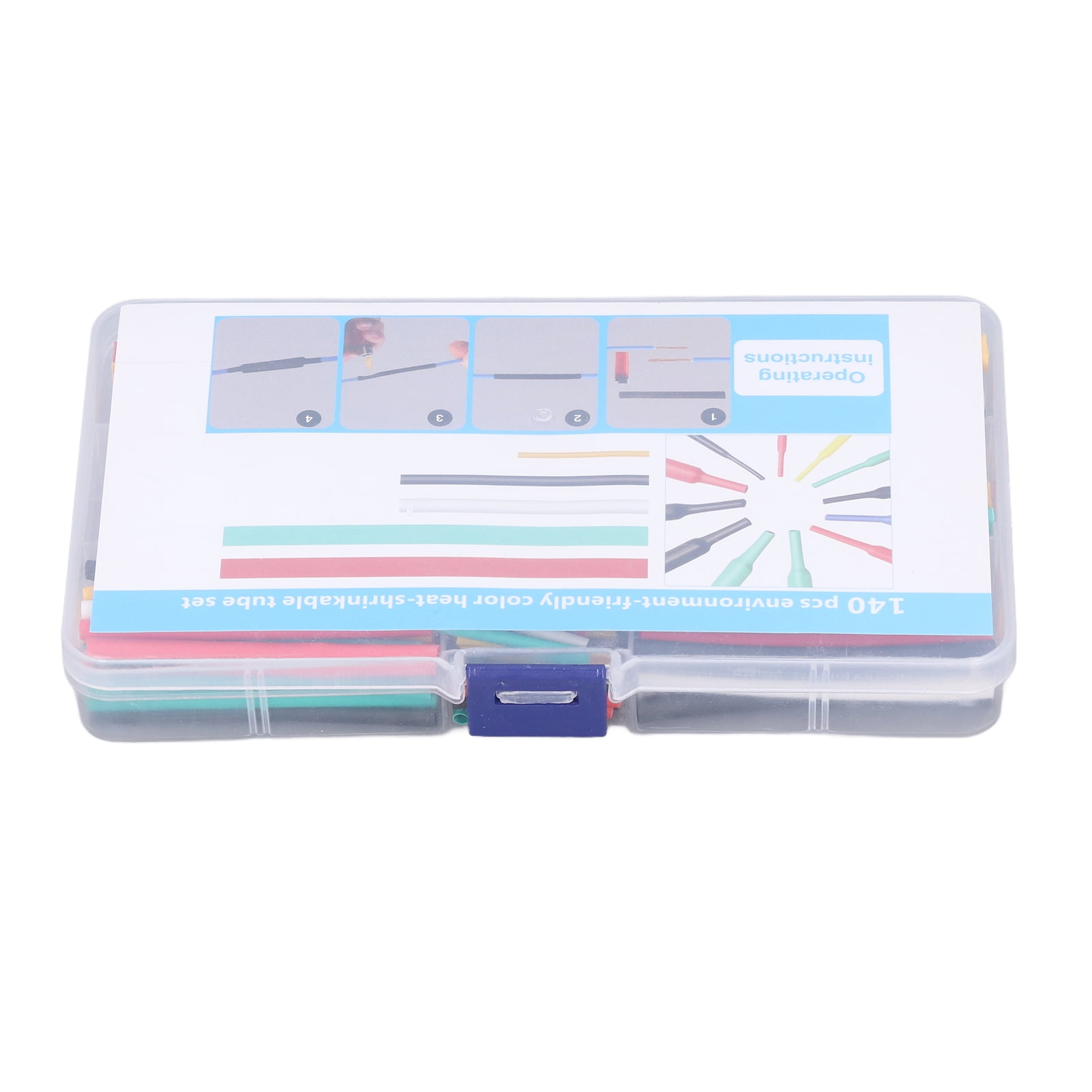 JWB-140Pcs Wire Wrap Assortment Kit Heat Shrink Tubing DIY Electrical ...