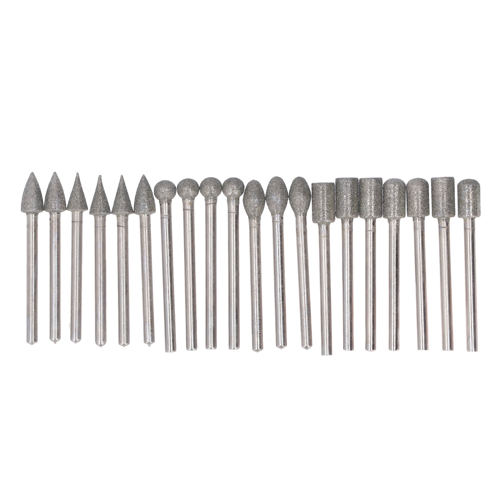 JWB-20Pcs Grinding Bits Rotary Burr Set 1/8in Shank Universal Fitment ...