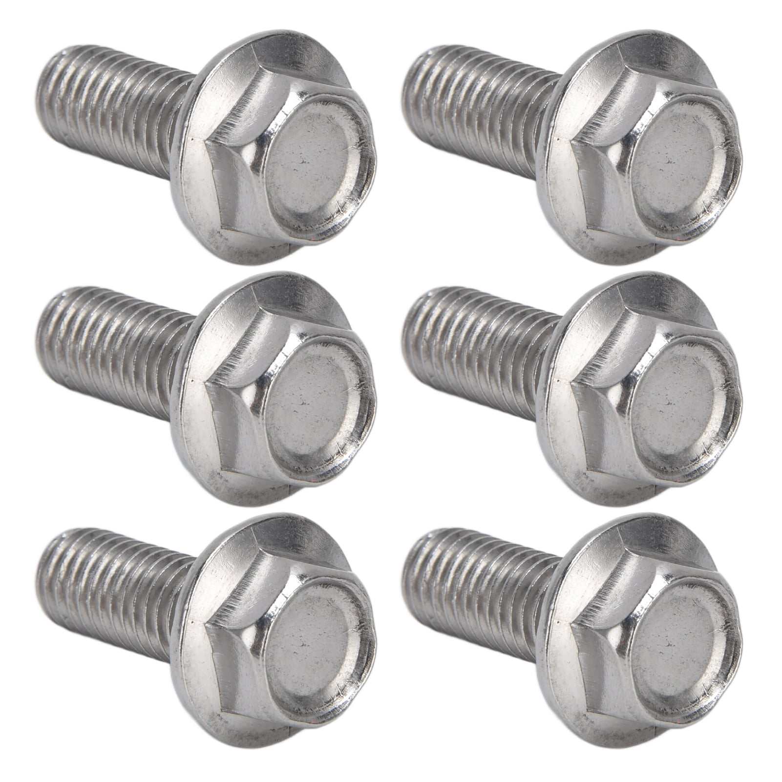 JWB-20Pcs M10x1.5 Screw Bolts A2?70 Stainless Steel Flanged Hex Head Bolt with Gasket ...
