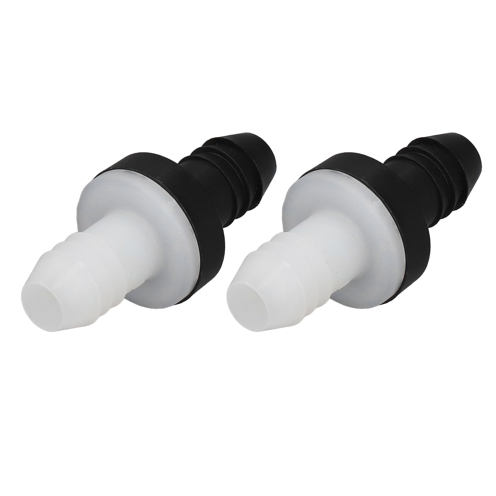 JWB-2Pcs Check Valve 3/8in 10mm Plastic 1 Way Water Non Return for Air ...