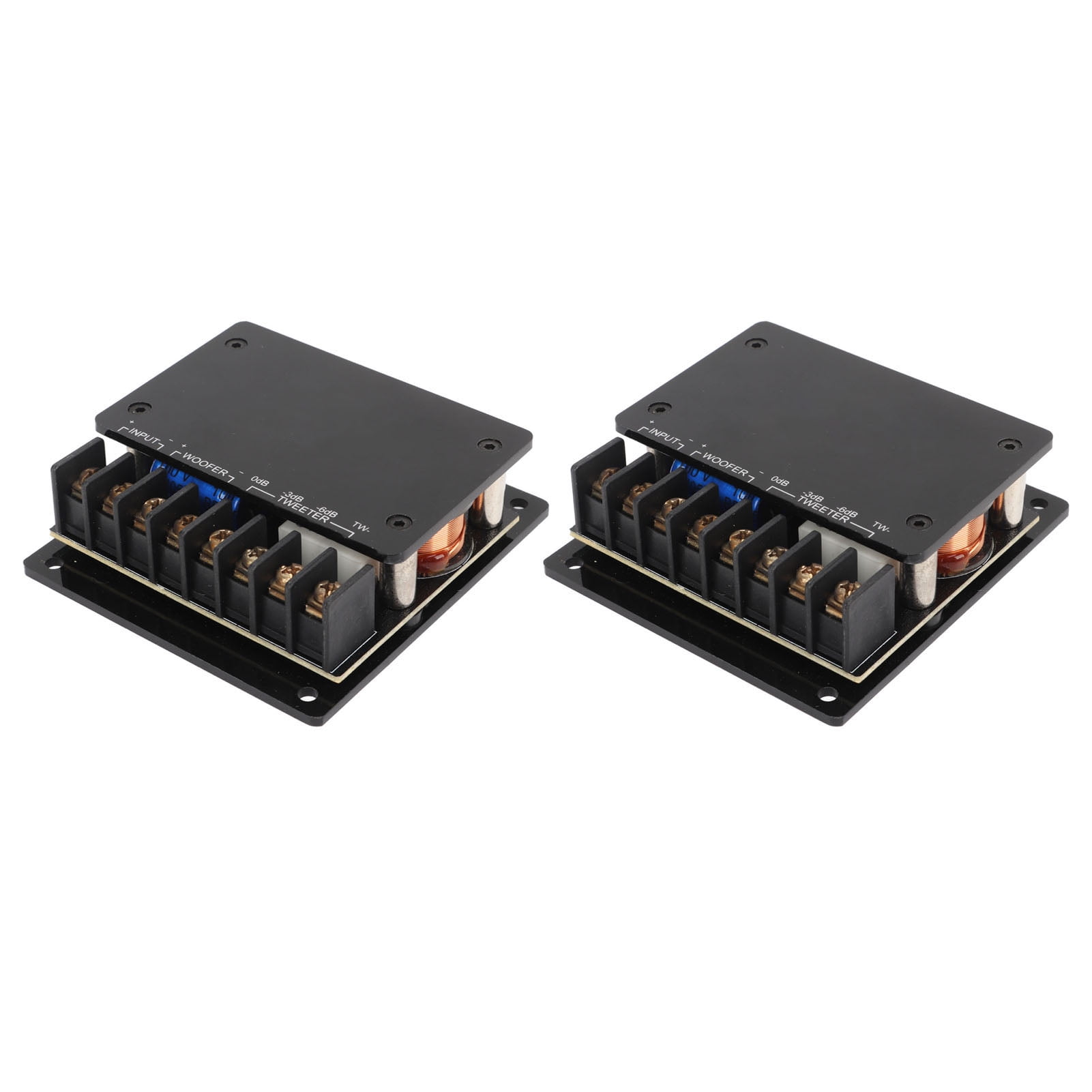 JWB-2Pcs Speaker Frequency Divider 120W Overcurrent Protection ...